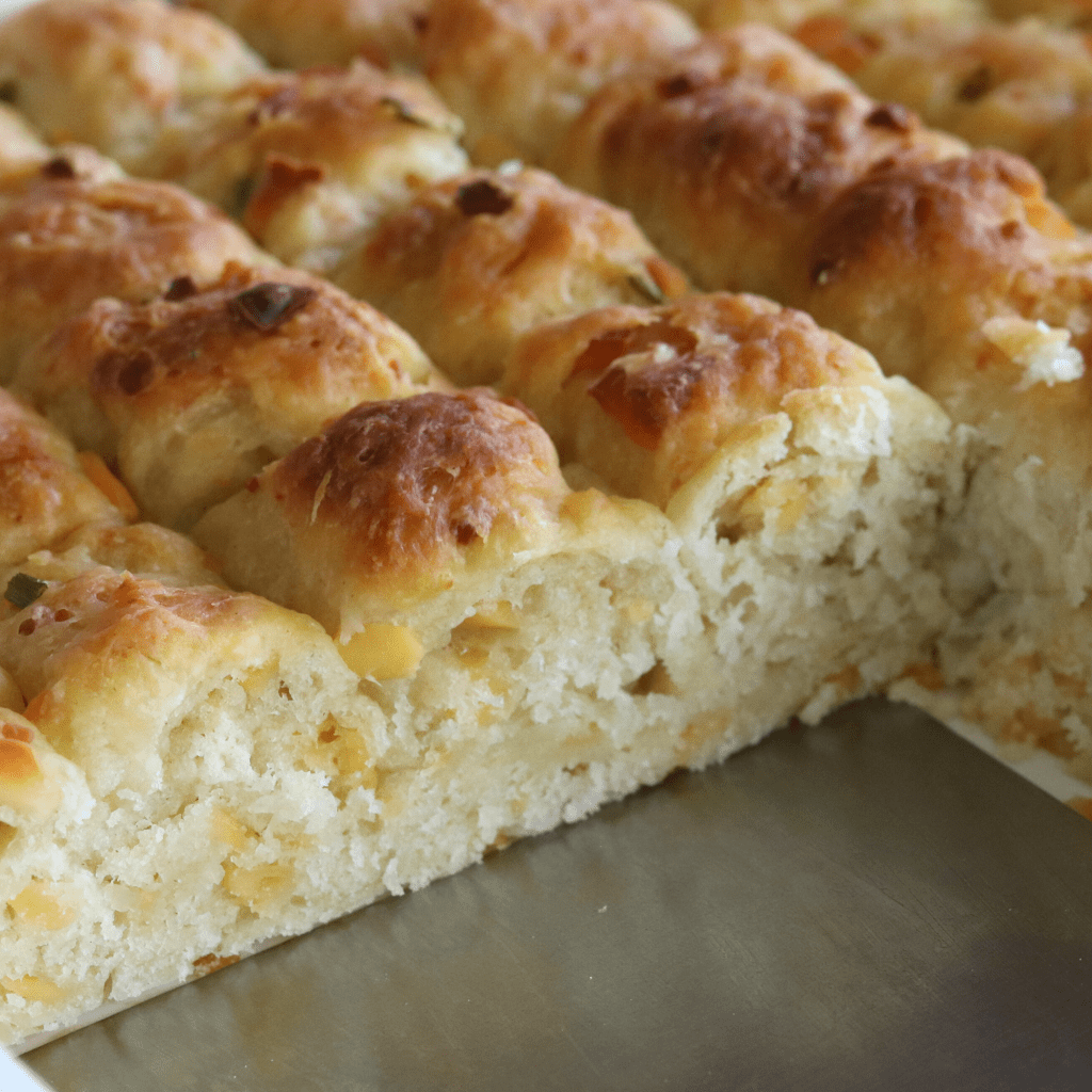 Cheesy Sourdough Biscuit bites - So Blessed Network